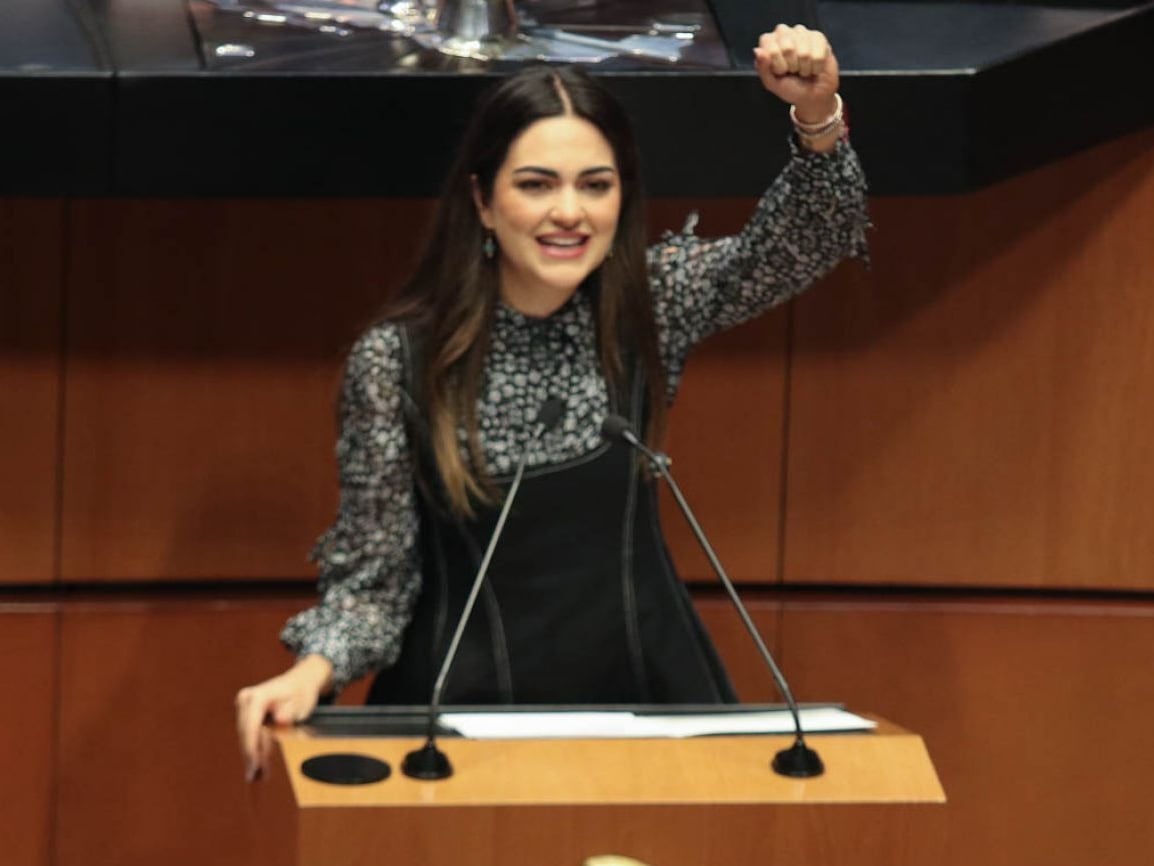 Acusan a Andrea Chávez de usar a seguridad del Senado para uso personal