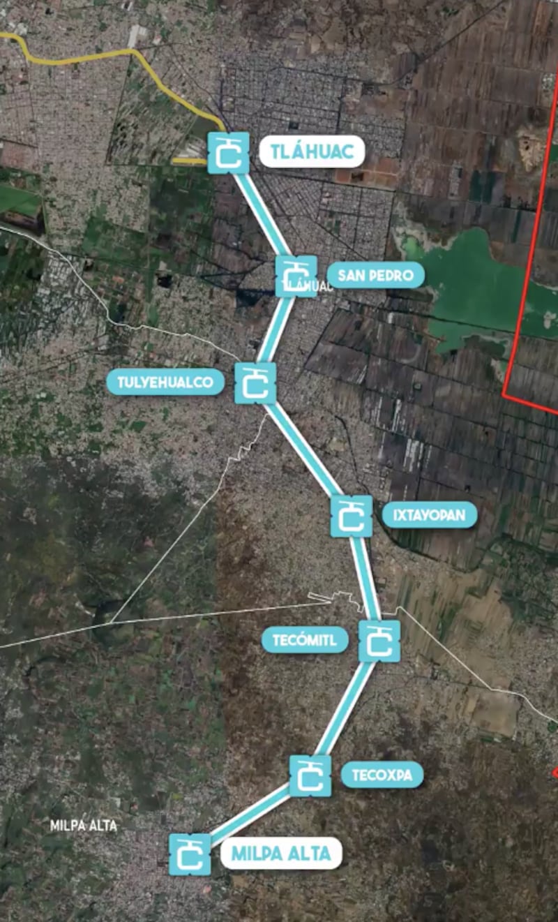 (MAPA) Así será la NUEVA LÍNEA del Cablebús de Milpa Alta a Tláhuac en ...